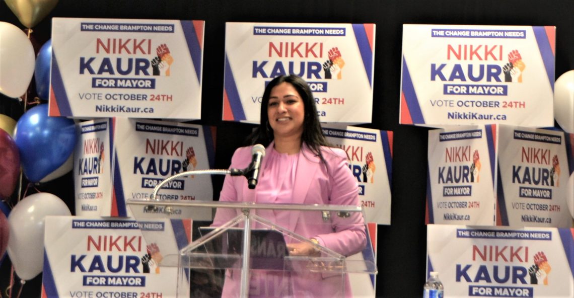 Brampton needs Nikki Kaur, who is with a bright vision, flexible ...